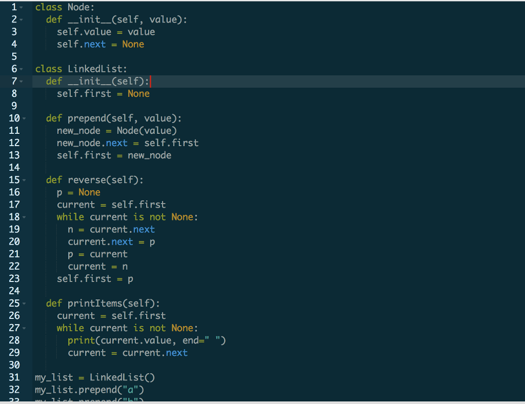 Solved 1 class Node: 2 definit_(self, value): self.value = | Chegg.com