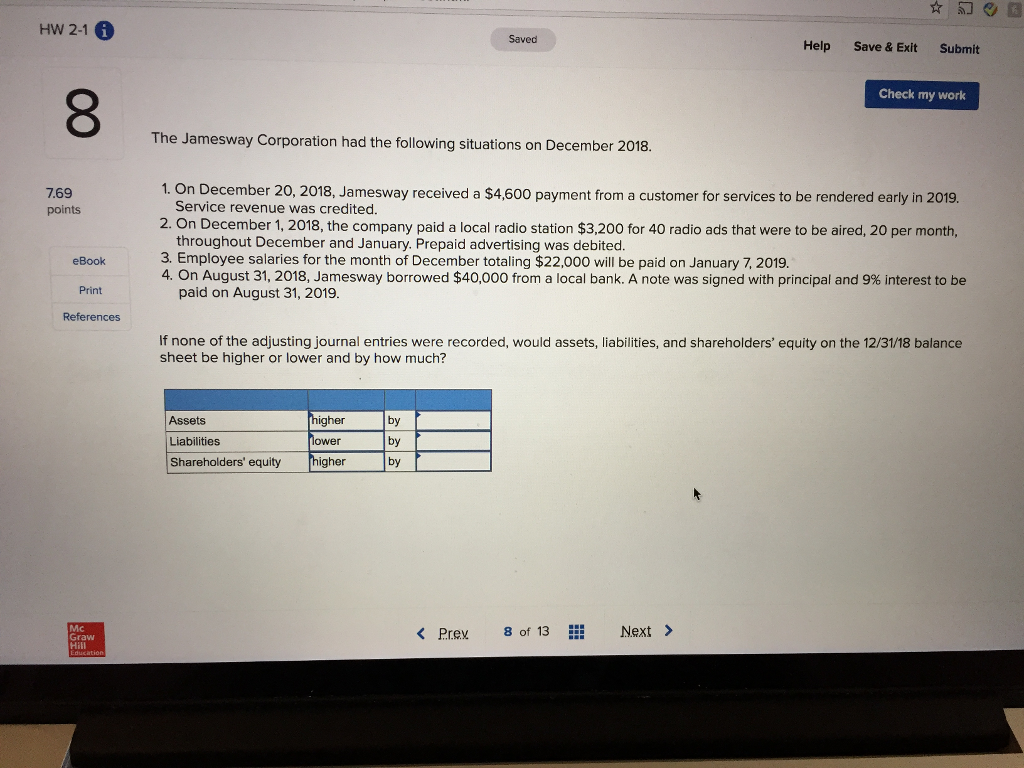Solved The Jamesway Corporation Had The Following Situati Chegg solved-the-jamesway-corporation-had-the-following-situati-chegg