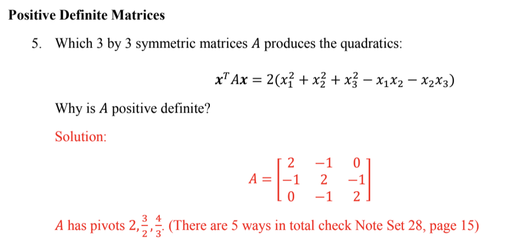 Solved 5. Which 3 by 3 symmetric matrices A produces the | Chegg.com