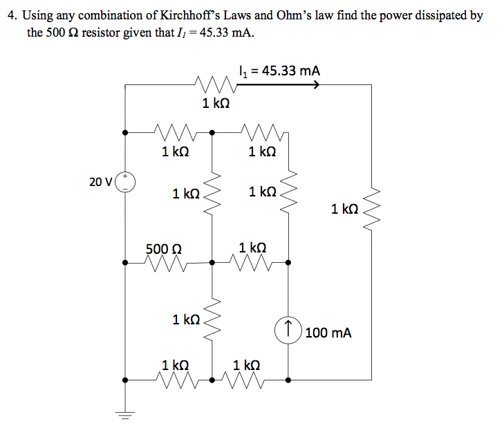 Solved: Using Any Combination Of Kirchhoff's Laws And Ohm'... | Chegg.com