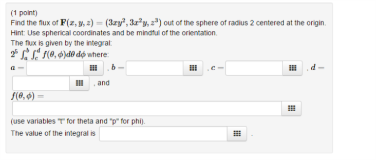 Solved Find the flux of F(x, y, z) = (3xy^2, 3x^2y, z^3) out | Chegg.com