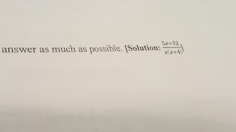 Solved Answer as much as possible [Solution: 5x + 32/x | Chegg.com
