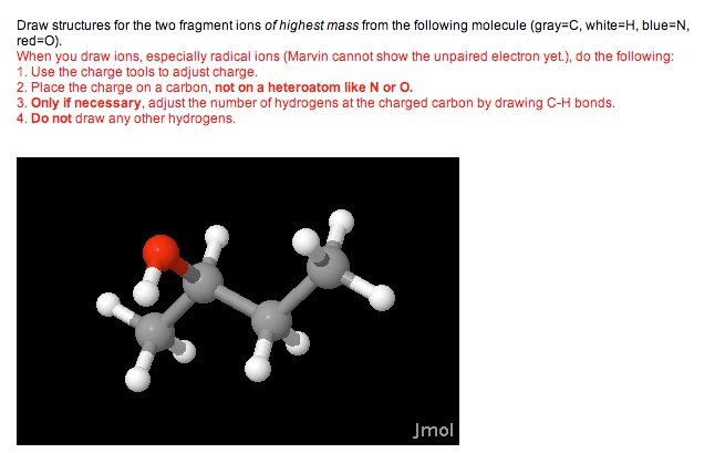 Solved Draw structures for the two fragment ions of highest | Chegg.com
