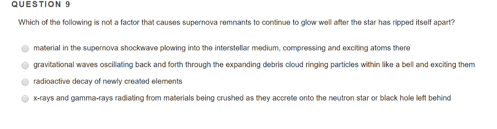 Solved Which of the following is not a factor that causes | Chegg.com