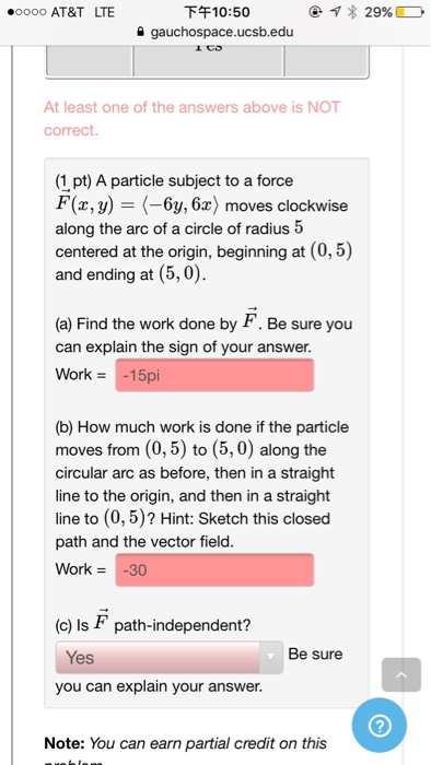 Solved A particle subject to a force F(x, y) = (-6y, 6x) | Chegg.com