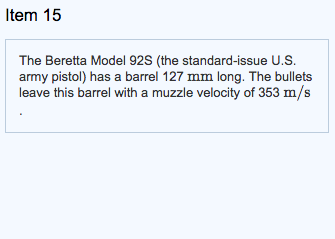 Solved A. What is the acceleration of the bullet while it is | Chegg.com