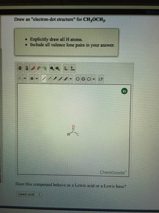 Solved Draw an "electron-dot structure" for CH_3OCH_3. | Chegg.com
