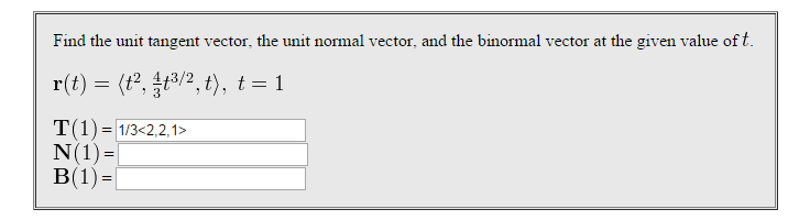 Solved Find the unit tangent vector. the unit normal vector. | Chegg.com