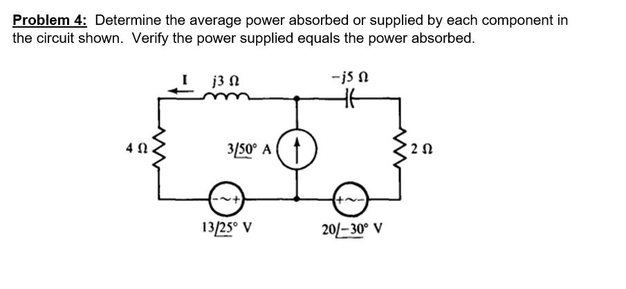 Solved Problem 4 Determine the average power absorbed or | Chegg.com Solved Problem 4 Determine the average power absorbed or | Chegg.com