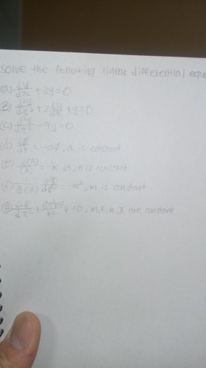 Solved solue the ellouing tincor ditp ereiaeq 17 | Chegg.com