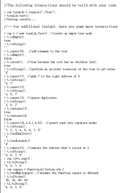 Solved Create and test a binary search tree data structure | Chegg.com