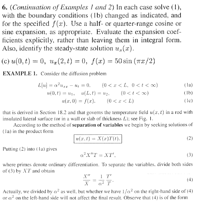 Solved 6. (Continuation of Examples I and 2) In each case | Chegg.com