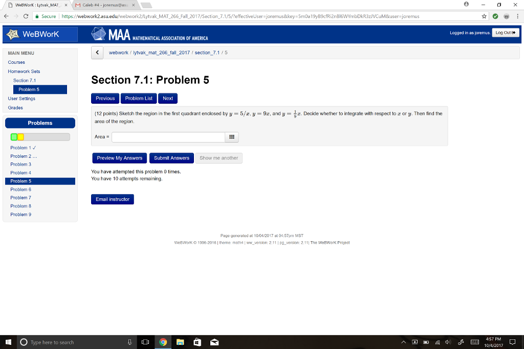 Solved ← C secure https://webwork2.asu.edu/webwork2/Lyt ak | Chegg.com