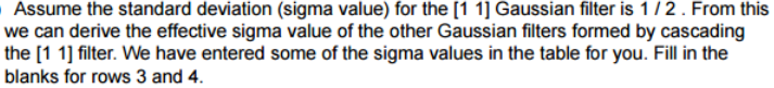 Solved Assume the standard deviation (sigma value) for the | Chegg.com
