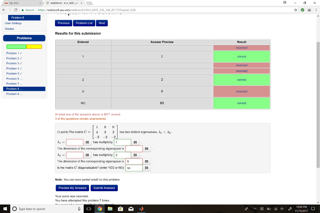 Solved My ASU WeBWorK: Kim-MAT-24 · ← cià Secure! | Chegg.com Solved My ASU WeBWorK: Kim-MAT-24 · ← cià Secure! | Chegg.com