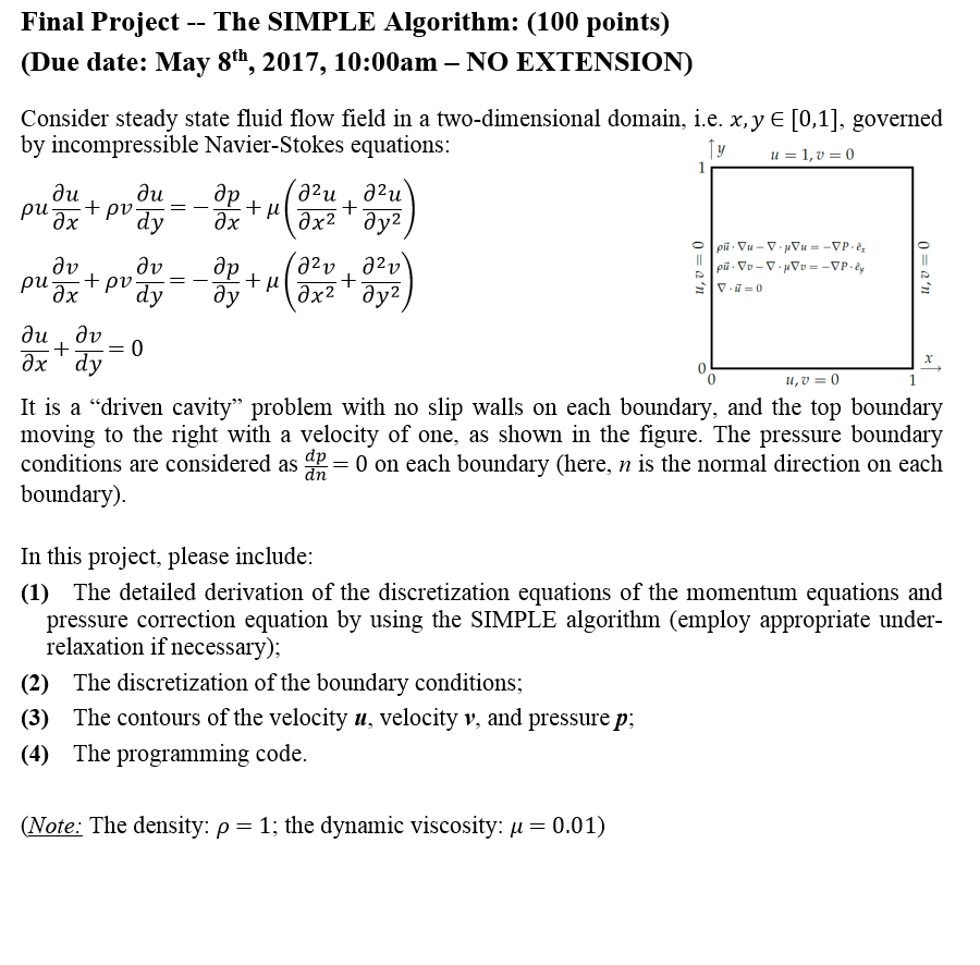 Consider Steady State Fluid Flow Field In A