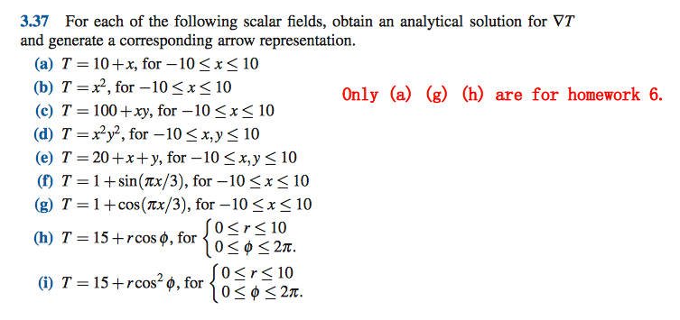 Solved For each of the following scalar fields, obtain an | Chegg.com