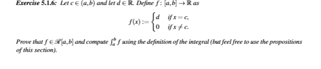 Solved Let c elementof R. Define f: [a, b] rightarrow as | Chegg.com