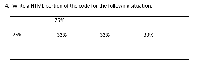 HTML/CSS questions: A. Write code to define | Chegg.com