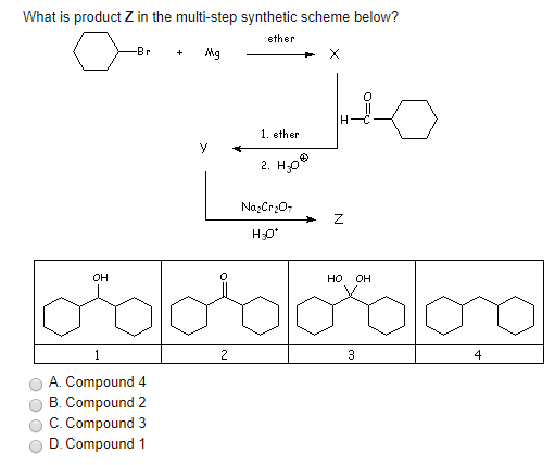 Solved What is product Z in the multi-step synthetic scheme | Chegg.com