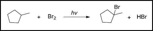 Solved Write a mechanism for the light initiated reaction | Chegg.com