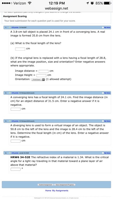 Solved A 3.8-cm tall object is placed 24.1 cm in front of a | Chegg.com