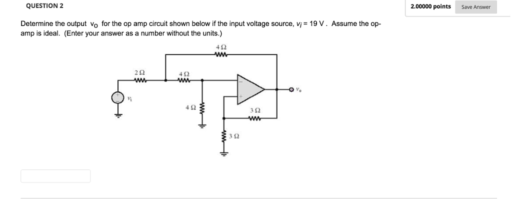 Solved QUESTION 2 2.00000 points Save Answer Determine the | Chegg.com