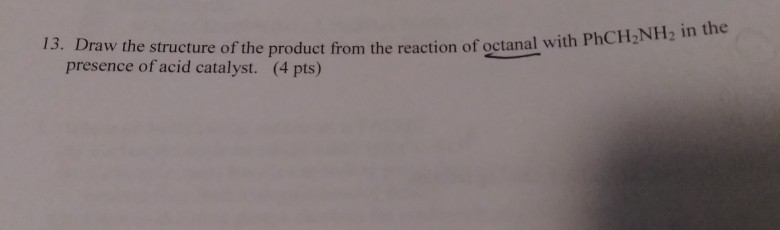 Solved 1.3. Draw the structure of the product from the | Chegg.com