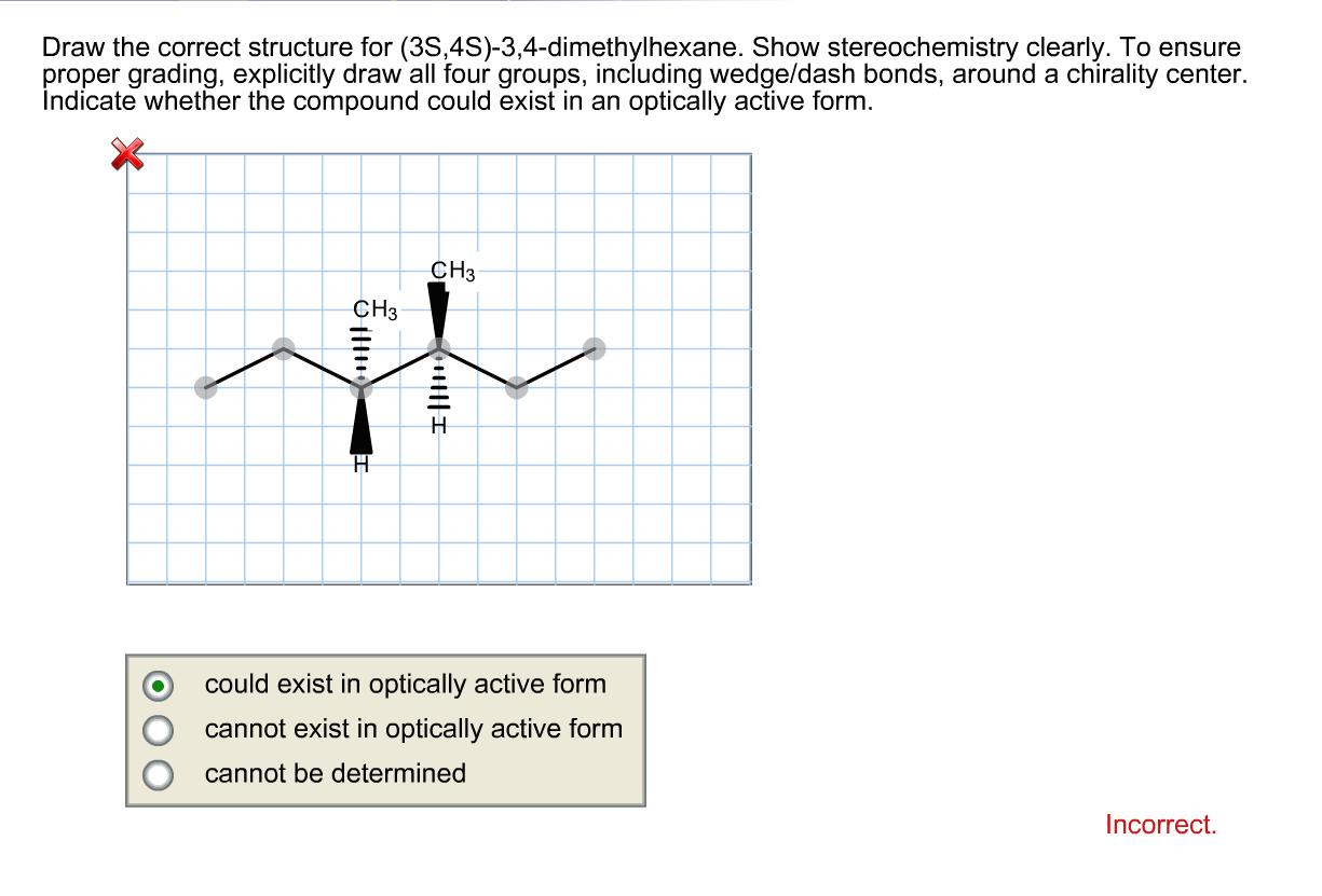 Solved Draw the correct structure for | Chegg.com