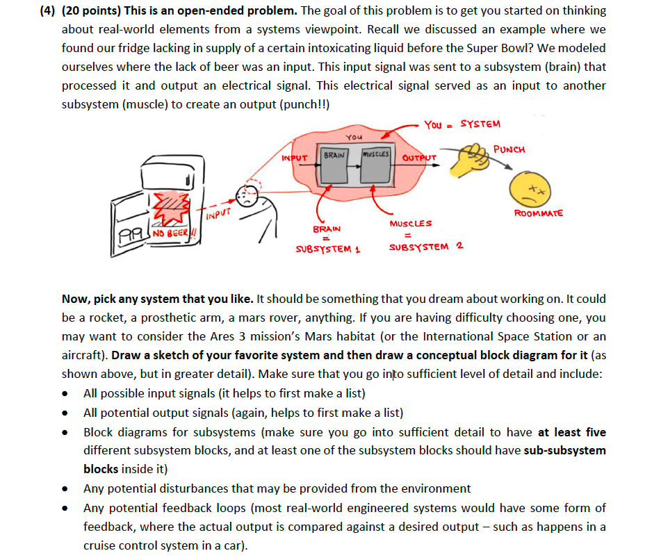 Solved This is an open-ended problem. The goal of this | Chegg.com