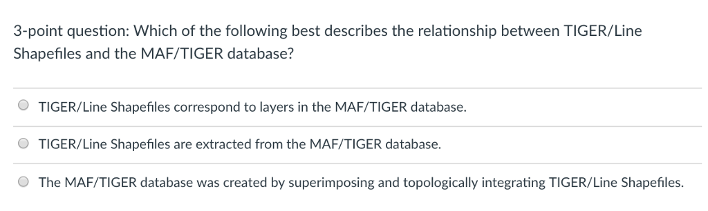 Solved 3-point question: Which of the following best | Chegg.com