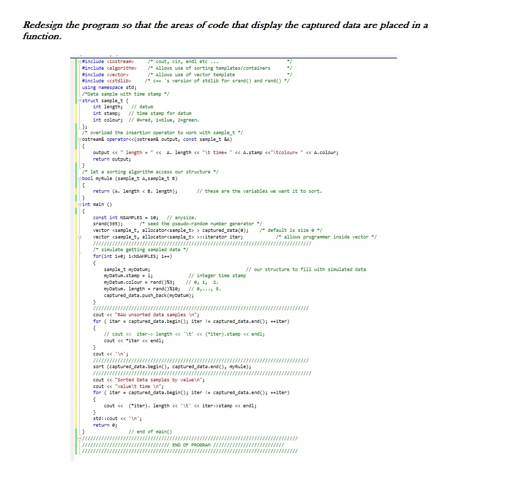 Solved #include /* cout, cin, endl etc ... | Chegg.com