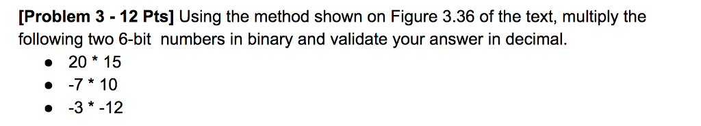 Solved [Problem 3 12 Pts] Using the method shown on Figure | Chegg.com
