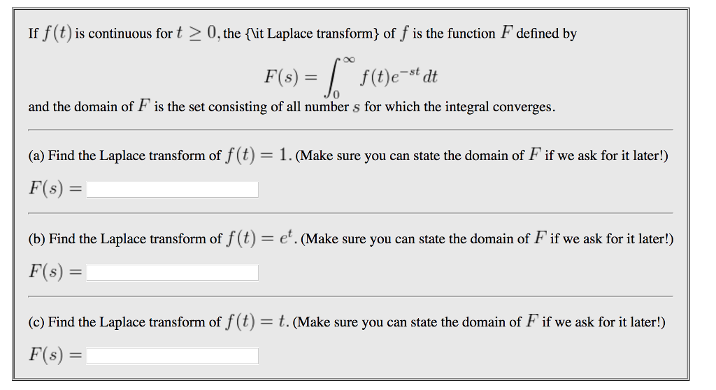 Solved If f(t) is continuous for t greaterthanorequalto 0. | Chegg.com