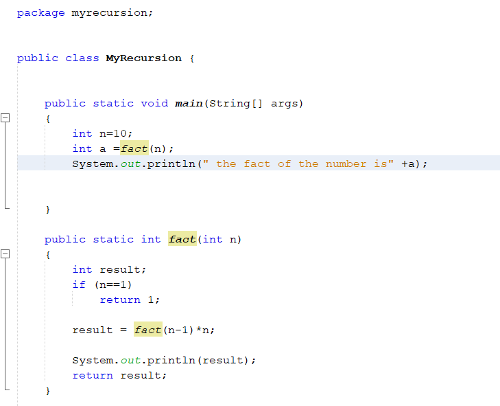 Solved package myrecursioni public class MyRecursion i | Chegg.com