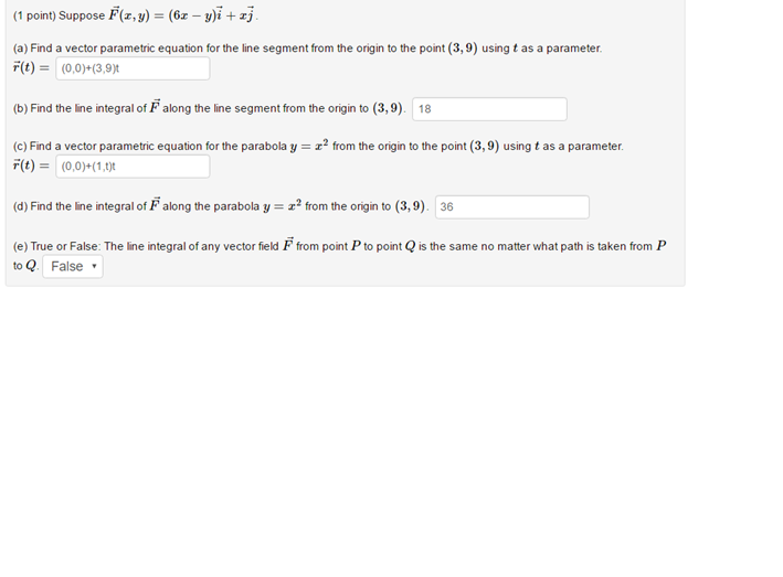 Solved Suppose rightarrow F(x, y) = (6x - y) rightarrow i + | Chegg.com