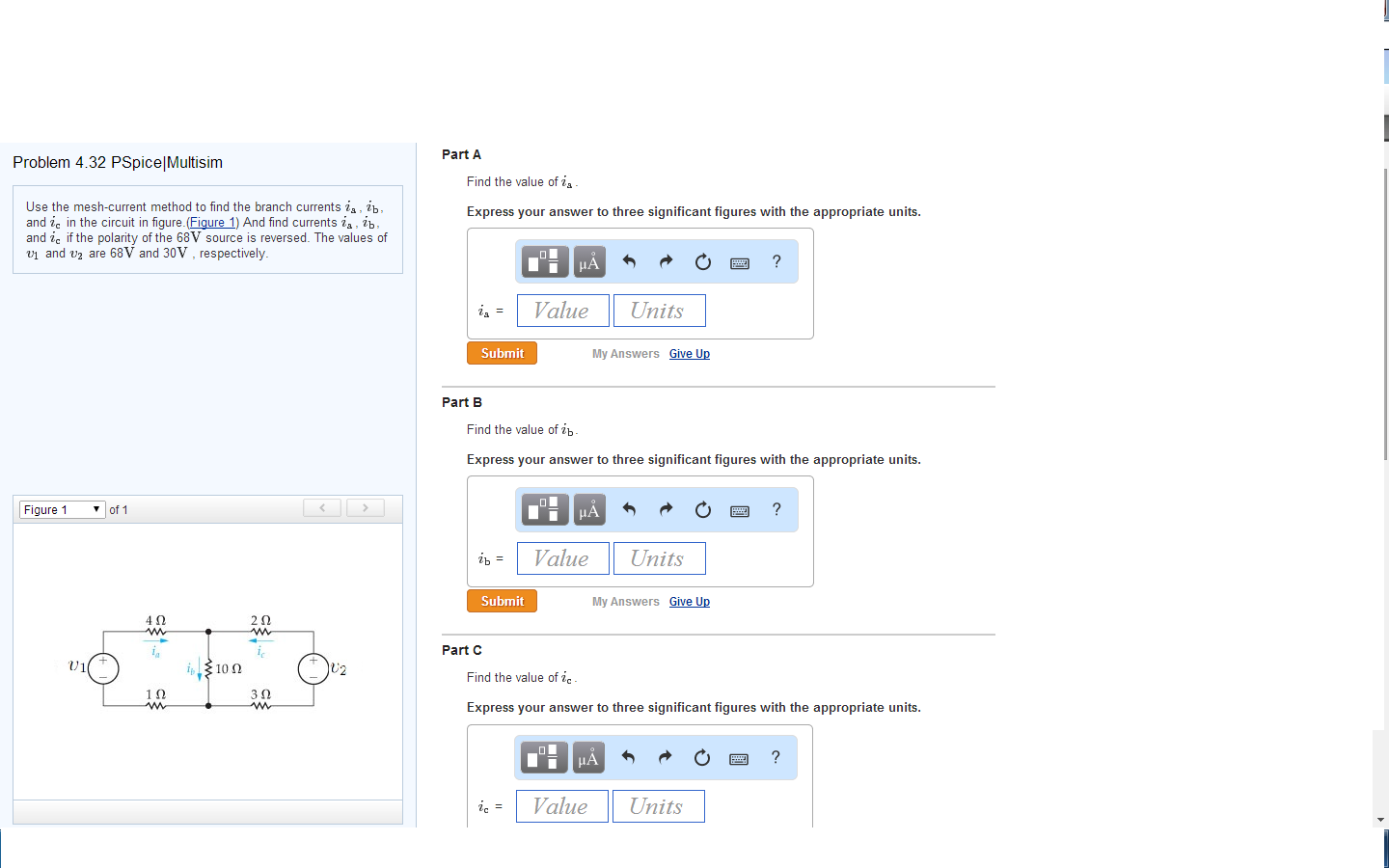 Solved Use the mesh-current method to find the branch | Chegg.com