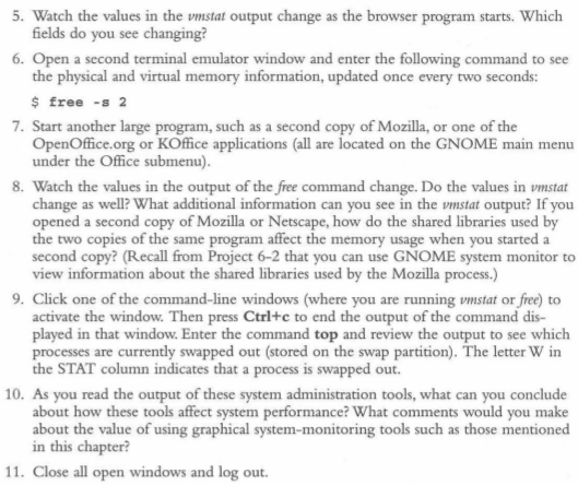 Solved Project 6-1 In this project, you explore how signals | Chegg.com