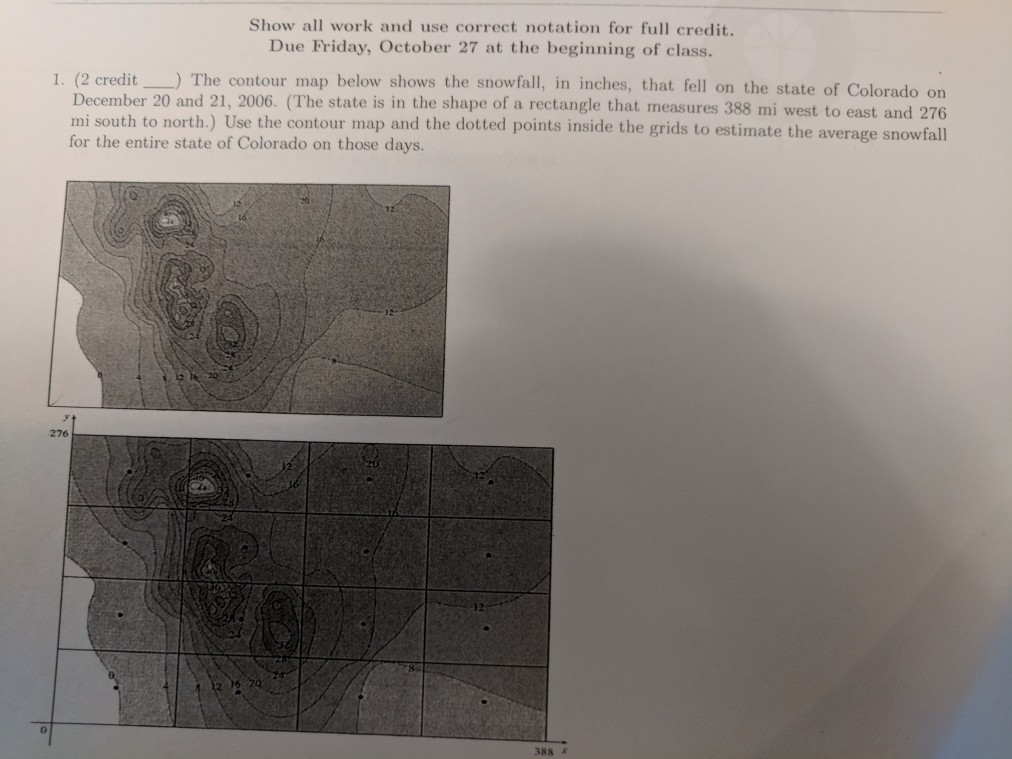 Solved Show all work and use correct notation for full | Chegg.com