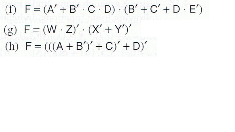 Solved Use Boolean Algebra to rewrite the functions in | Chegg.com