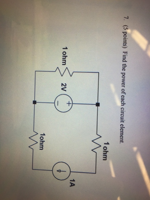 Solved Find the power of each circuit element. | Chegg.com