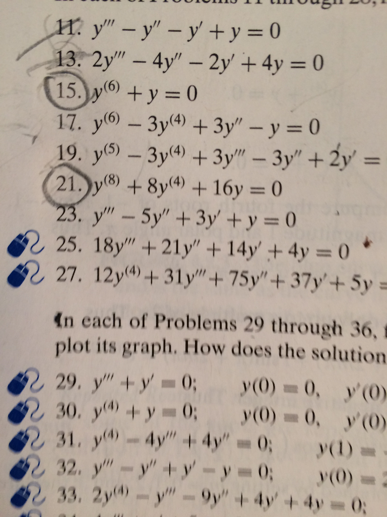 Solved These problems involve finding the general solution | Chegg.com