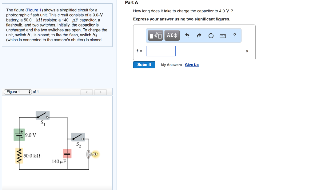 Solved Part A The figure (Figure 1) shows a simplified | Chegg.com