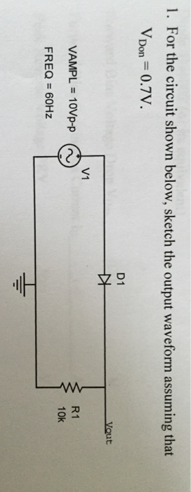 Solved Draw a circuit utilizing regular diodes that will | Chegg.com