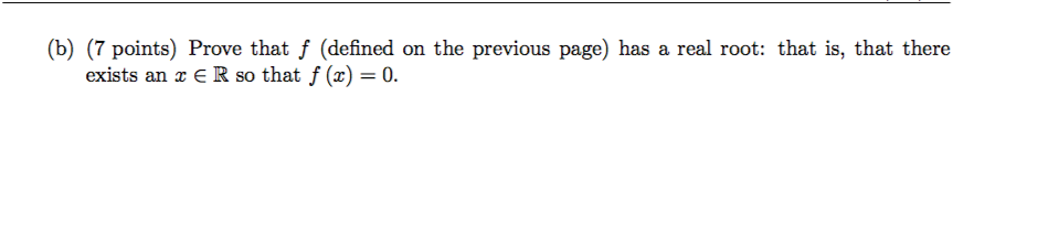Solved 6. Let f (x) be a monic polynomial of odd degree. | Chegg.com