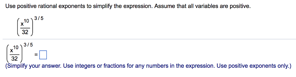 Solved Use positive rational exponents to simplify the | Chegg.com