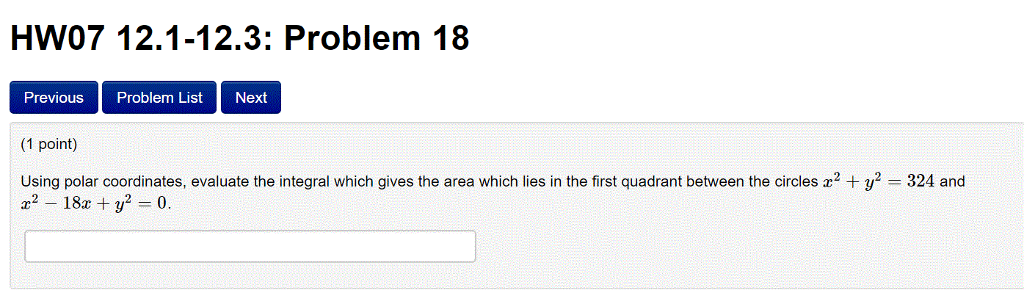Solved HW07 12.1-12.3: Problem 18 Previous Problem ListNext | Chegg.com