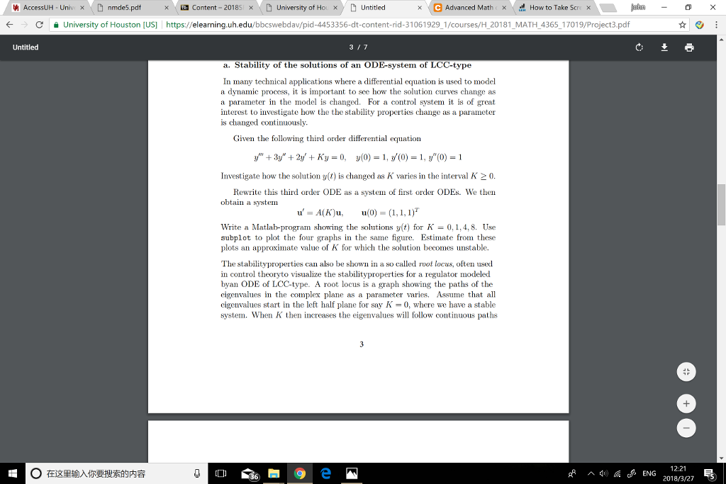 Solved AccessUH. Univ . D nmdes pdf Content-2018S × \D | Chegg.com