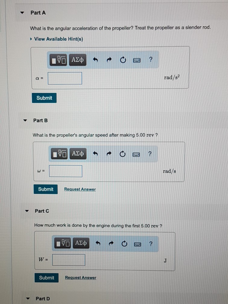 Solved An airplane propeller is 2.88 m in length (from tip | Chegg.com