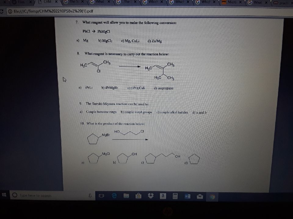 Solved file:///C/Temp/CHM%202210PS8v2%20(1).pdf 7. What | Chegg.com